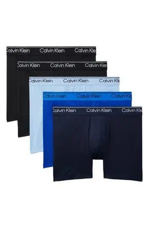 Calvin Klein Assorted 5-pack Microfiber Boxer Briefs