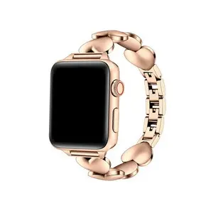 POSH TECH Aphrodite Heart Band For Apple Watch - Rose Gold