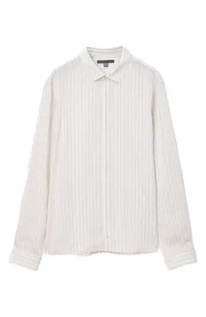 John Varvatos Hickory Stripe Button-up Shirt