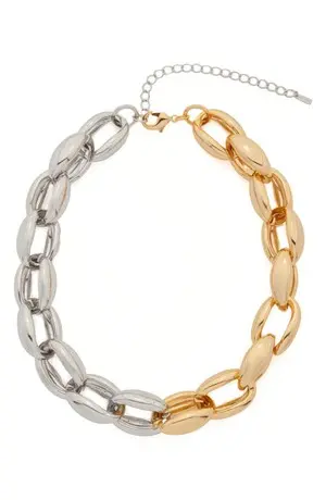 ST. MORAN Chunky Chain Necklace - Gold/silver