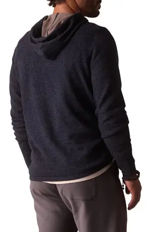 THE NORMAL BRAND Jimmy Essential Hooded Sweater - Normal Navy