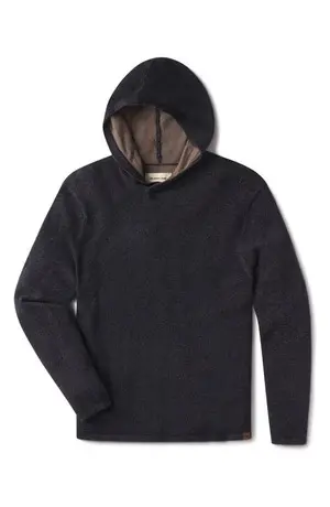 THE NORMAL BRAND Jimmy Essential Hooded Sweater - Normal Navy