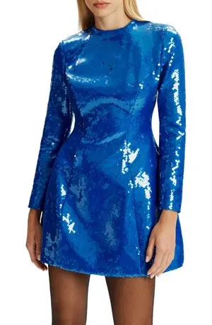 Bardot Leiden Sequin Long Sleeve Minidress