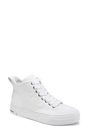 Women's White Mid Top Sneakers