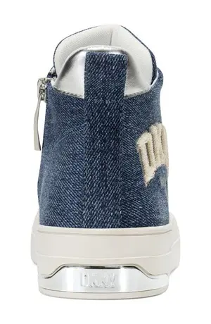 Dkny Yaser Mid Sneakers - Dark Blue