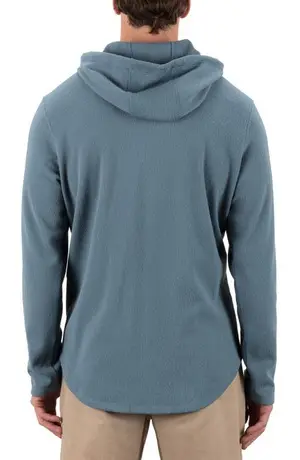 Hurley Thermal Hoodie - Grey Teal