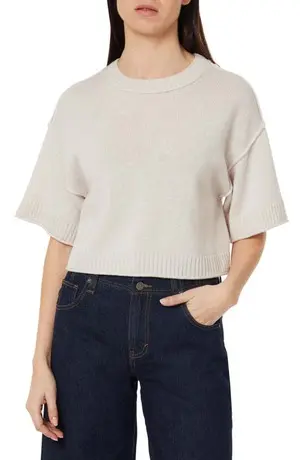Habitual Crewneck Cropped Sweater
