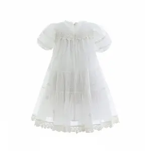 SWEET CACTUS Lace Lined Bailey Dress - White