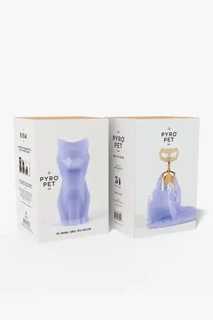 54CELSIUS Pyropet Kisa Cat Candle - Lavender
