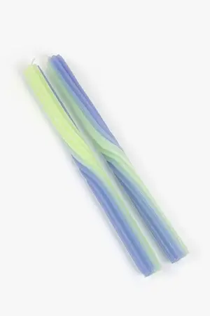 54CELSIUS Pivot Candles - Green/lavender