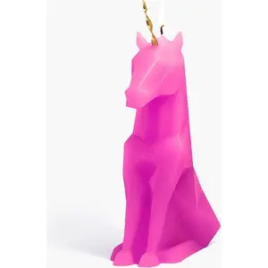 54CELSIUS Pyropet Einar Unicorn Candle - Hot Pink (unscented)