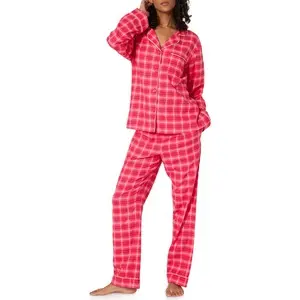 BEDHEAD PAJAMAS Print Stretch Organic Cotton Pajamas Wonderland Plaid