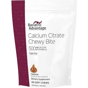 BARIATRIC ADVANTAGE Calcium Citrate Chewy 500mg Caramel 90 Chewables - One-color