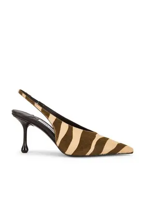 JIMMY CHOO Isa 80 Slingback Pump - Chocolate Mix
