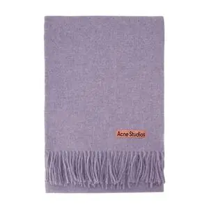 Acne Studios Oersize Fringed Scarf - Blue