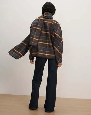 Veronica Beard Martine Dickey Scarf Coat