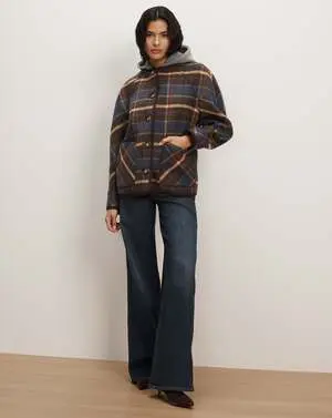Veronica Beard Martine Dickey Scarf Coat