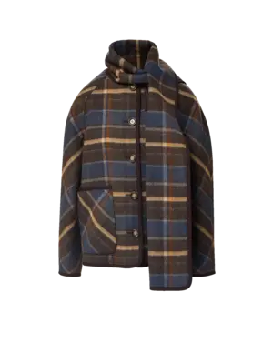 Veronica Beard Martine Dickey Scarf Coat