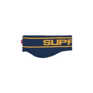 Supreme Contrast Logo Headband - Blue