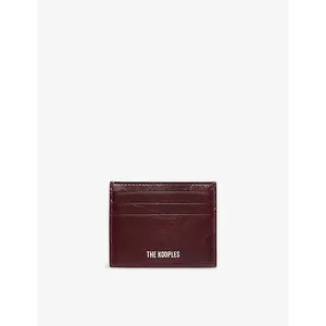 The Kooples Amelia Leather Card Holder - Bordeaux