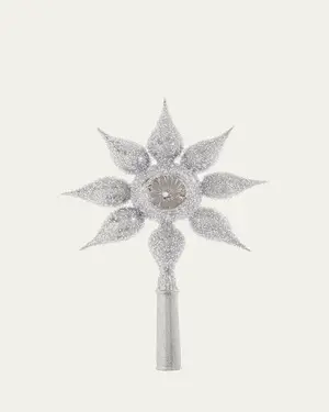 Bergdorf Goodman Star Christmas Tree Topper - Silver
