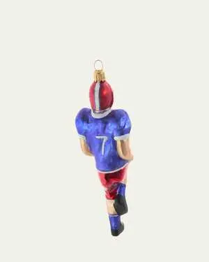 Bergdorf Goodman Football Player Christmas Ornat