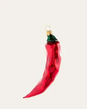 Bergdorf Goodman Pepper Christmas Ornament - Red Multi