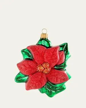 Bergdorf Goodman Poinsettia Christmas Ornament - Multi
