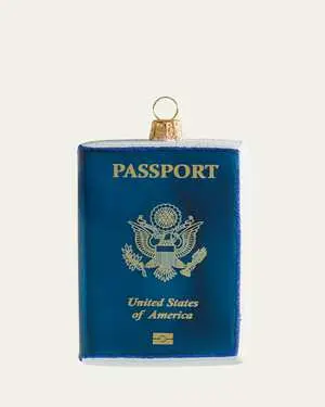 Bergdorf Goodman Passport Christmas Ornament - Multi