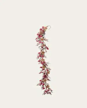 SALZBURG CREATIONS Glittering Garnet 60" Garland - Multi