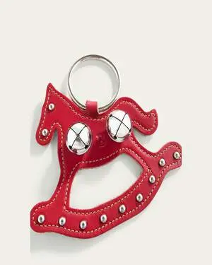 BELSNICKEL ENTERPRISES Rocking Horse Decorative Charm With Chrome Bells