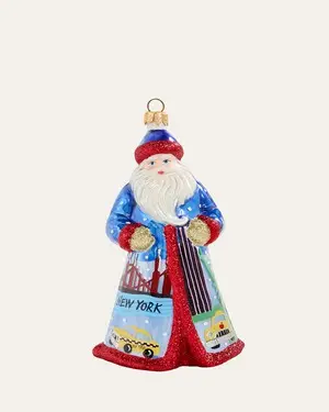 JOY TO THE WORLD COLLECTIBLES Tour Of Nyc Santa Christmas Ornat - Multi
