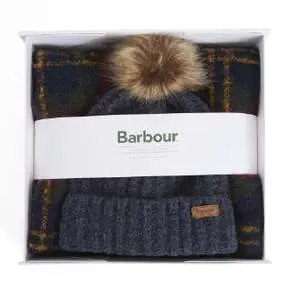 Barbour Hat And Scarf Set