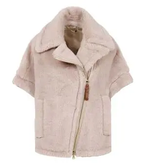 Max Mara Teddy Fabric Silk Jacket