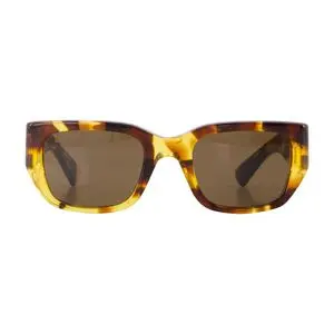 Bottega Veneta Bv1400s Acetate Sunglasses - Brown