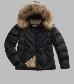 Blauer. Black Down Jackets For Women