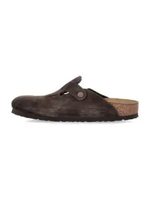 BIRKENSTOCK Boston Suede Clogs