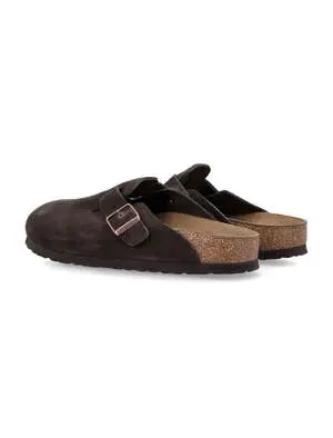 BIRKENSTOCK Boston Suede Clogs