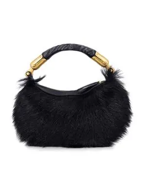 Balmain Fur Handbag