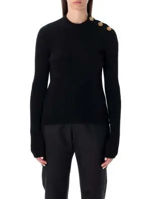 Balmain Ribbed Wool Sweater