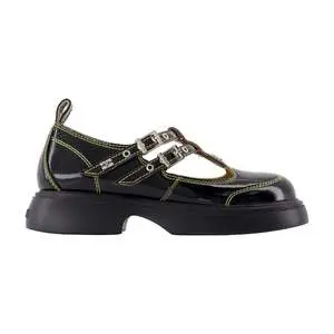 GANNI Everyday Butterfly Mary Jane - Black