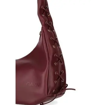 GANNI Hobo Bag - Red