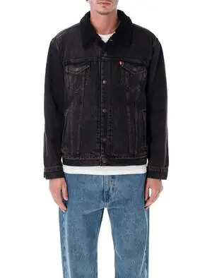 Levi's Black Denim Jackets For Women