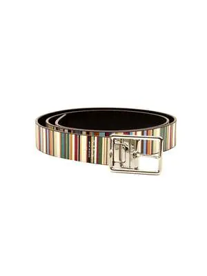 Paul Smith Reversible Leather Belt - Multicolour