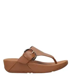Fitflop Leather Flip-flops With Buckle