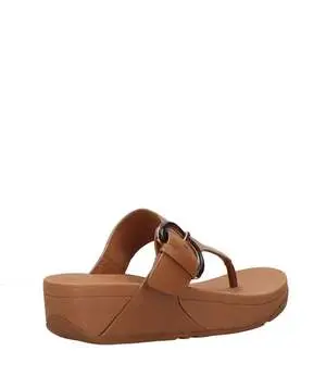 Fitflop Leather Flip-flops With Buckle