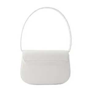 DIESEL® 1dr Leather Shoulder Bag - Silver