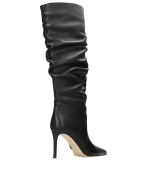 Michael Kors Leather Stiletto Boots - Black