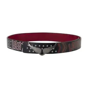 Zadig&Voltaire Rock Reversible Leather Belt - Black