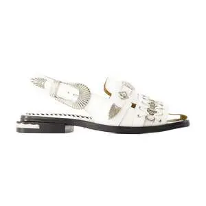 Toga Aj1312 Leather Sandals - White